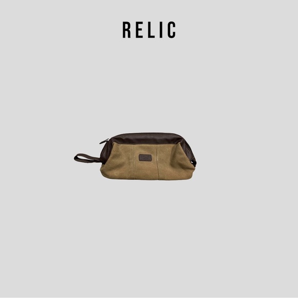 Relic | Bags | Vintage Relic Toiletry Bag Khaki Canvas | Poshmark